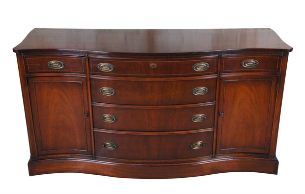 Gorgeous Bassett Furniture Bow-front Buffet Available for Custom Lacquer! – Hibiscus House