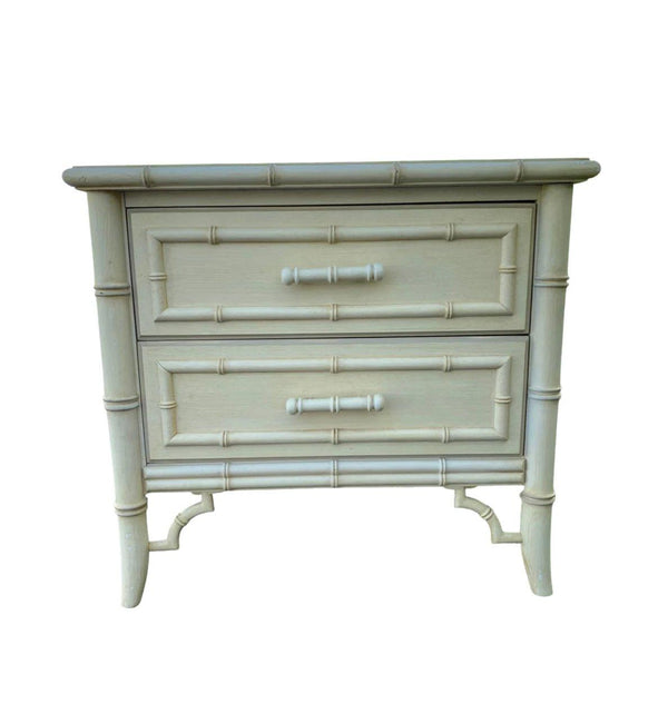 Dixie Furniture Aloha Collection Single Faux Bamboo Nightstand ...
