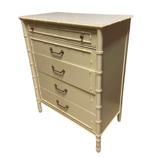 Vintage Thomasville Furniture Allegro Collection Five Drawer Tallboy ...